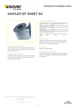 KAIFLEX EF Sheet SK -Elastomerinės izoliacijos demblys
