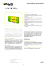 ISOVER FS5+ -Mineralinės vatos plokštė